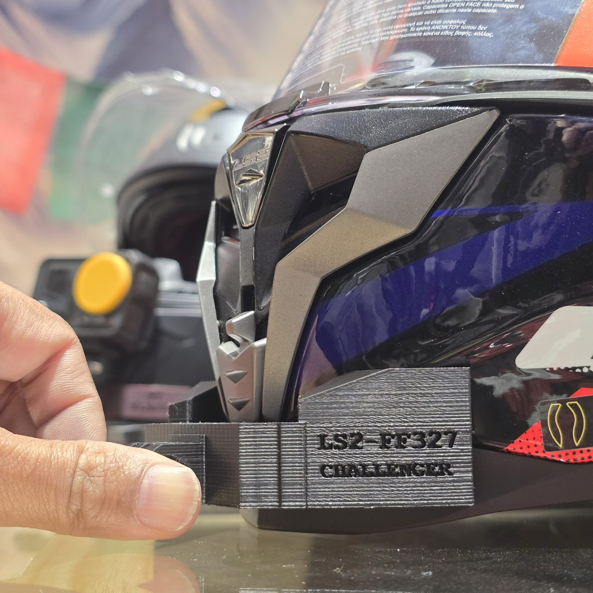 POV Chin Mount for LS2 FF327 Challenger - Zen Mounts