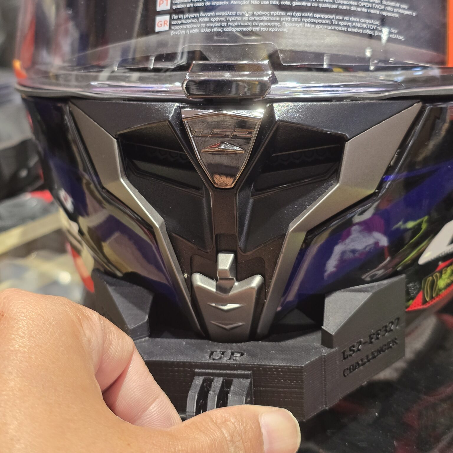 POV Chin Mount for LS2 FF327 Challenger - Zen Mounts